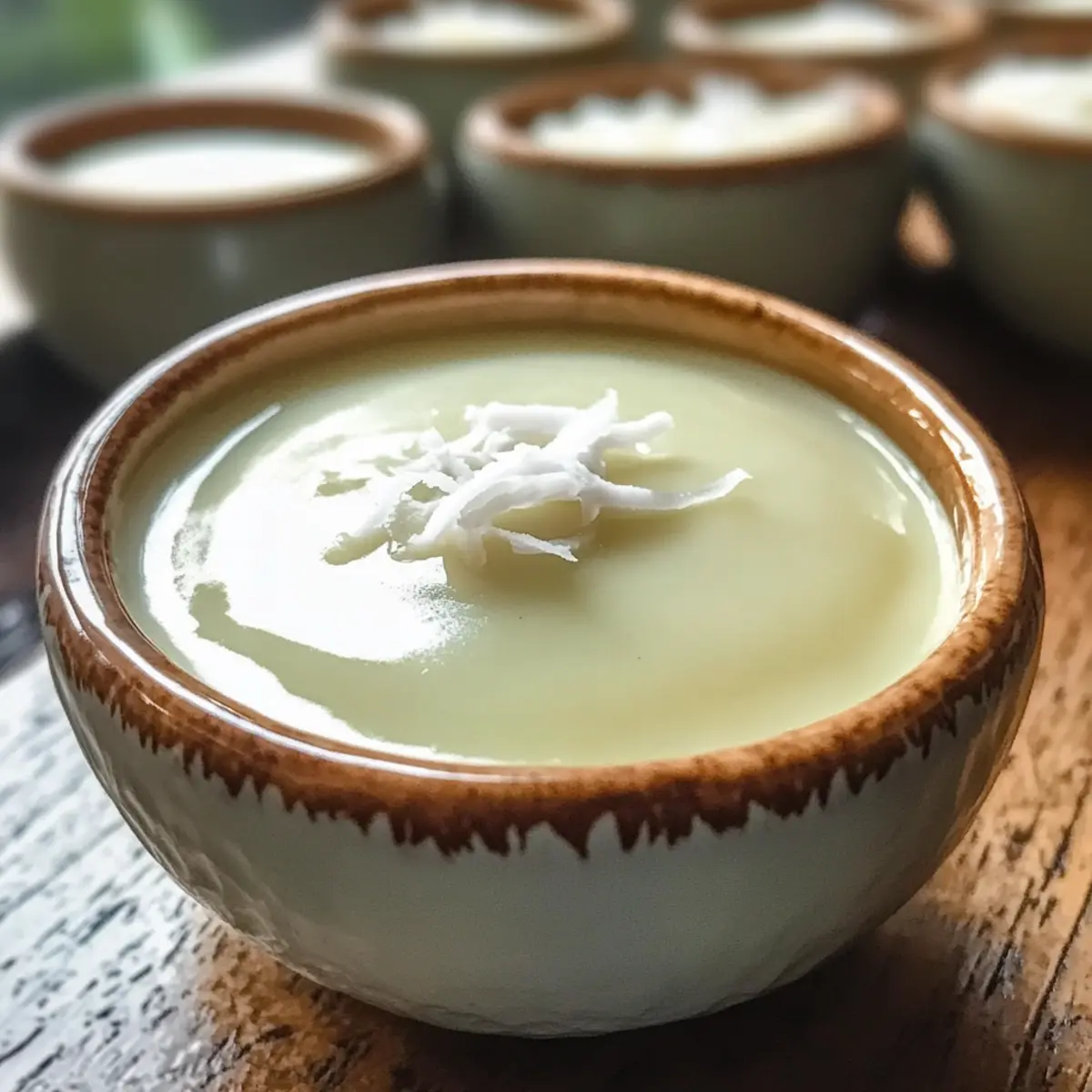 Thailändischer Kokosnuss-Pudding: Ein köstlicher veganer Genuss
